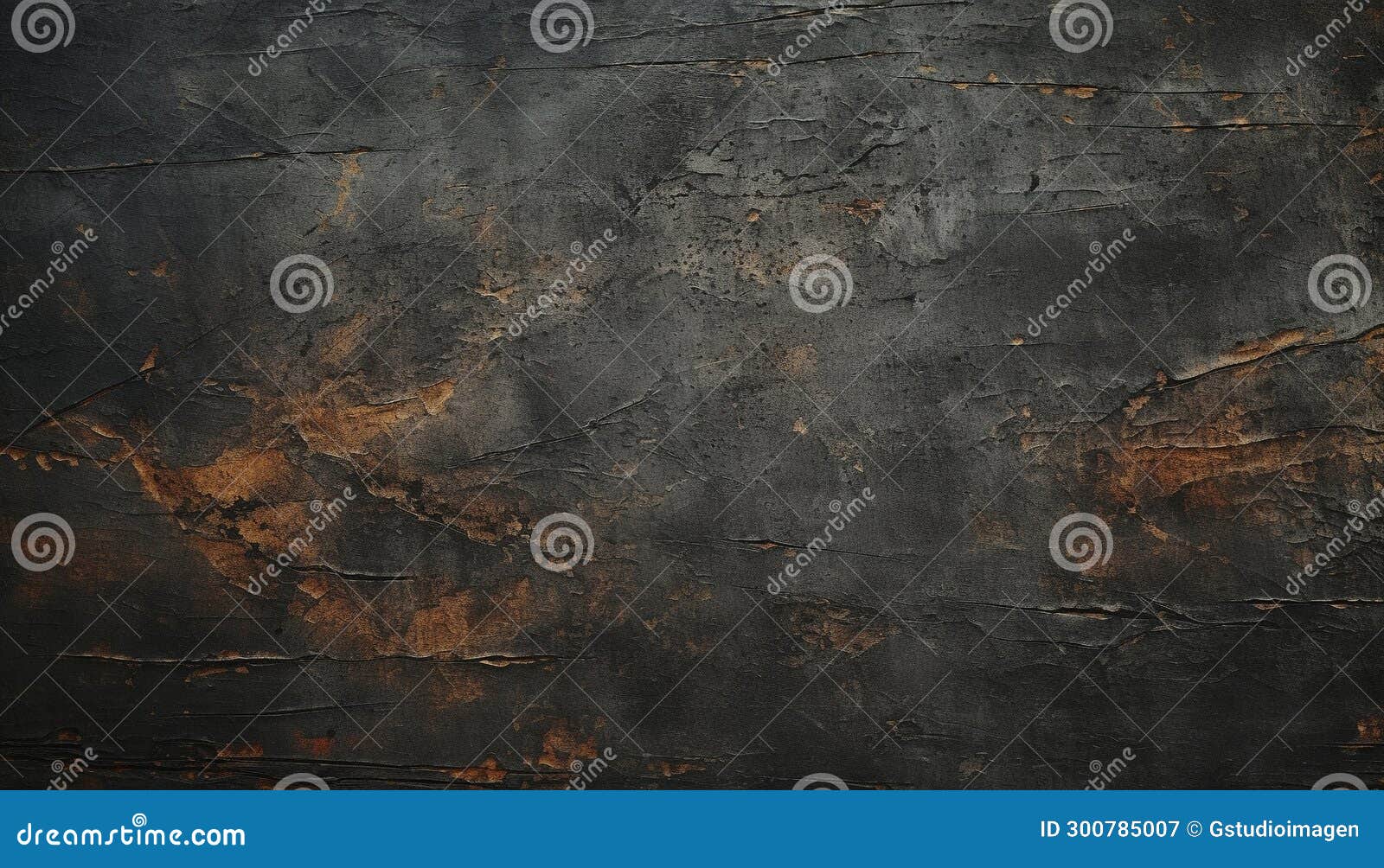 Old Rusty Metal Wall with Abstract Stained Pattern Generated by AI ...