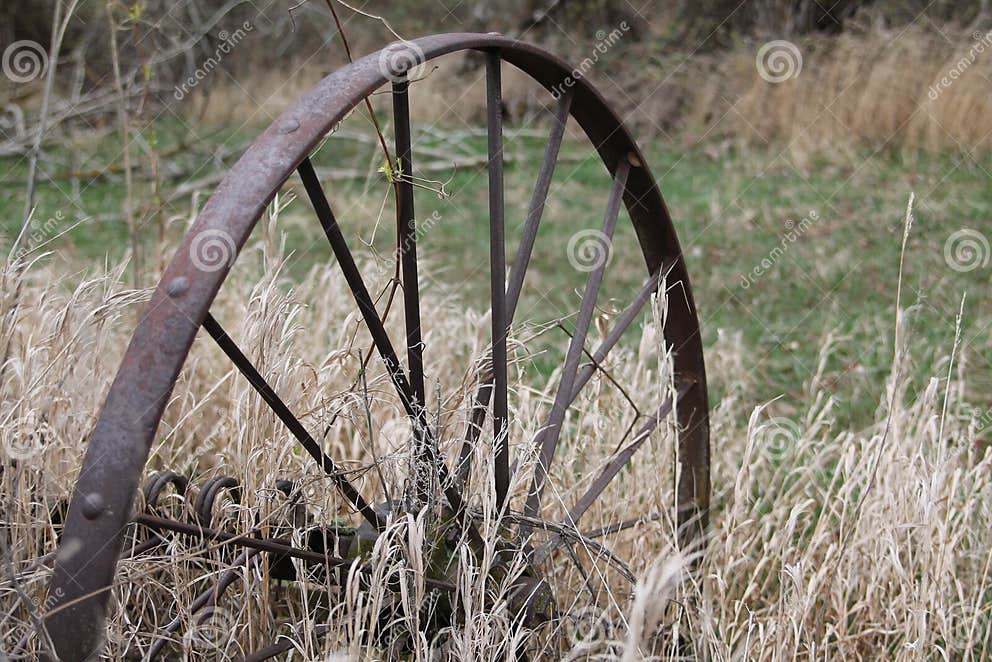 Old Rusty Metal Wheel stock photo. Image of industrial - 68715028