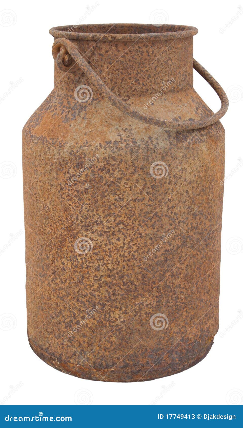 Old, Rusty Milk Jug stock image. Image of high, history - 17749413