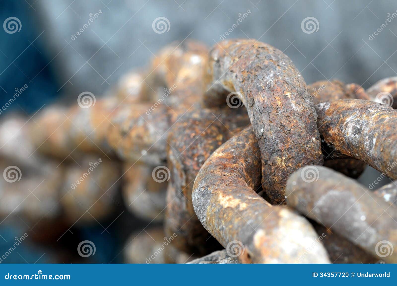 An Old Rusty Naval Chain stock photo. Image of chains - 34357720