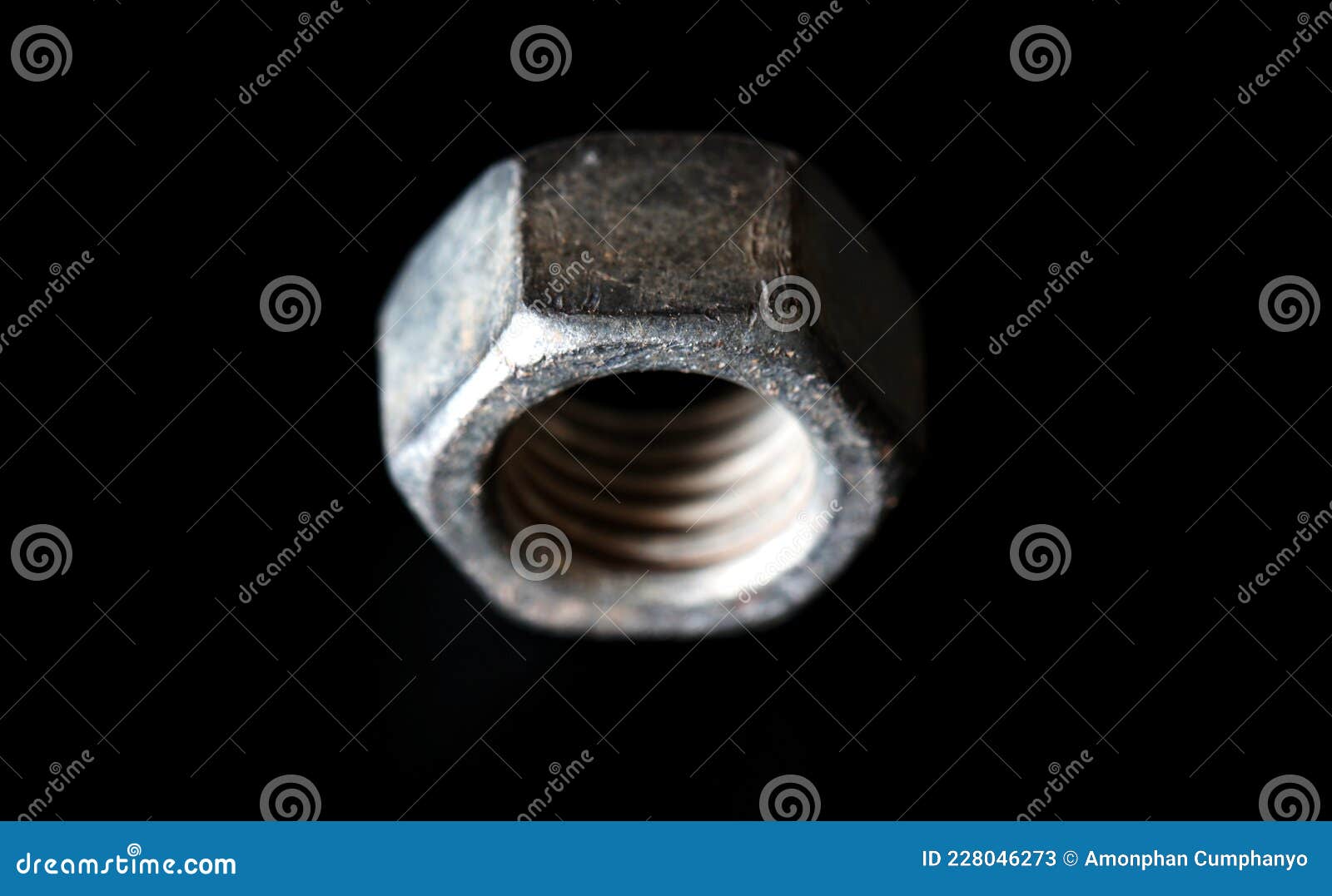 Rusty nut, metal and bolt stock image. Image of hardware - 228046273