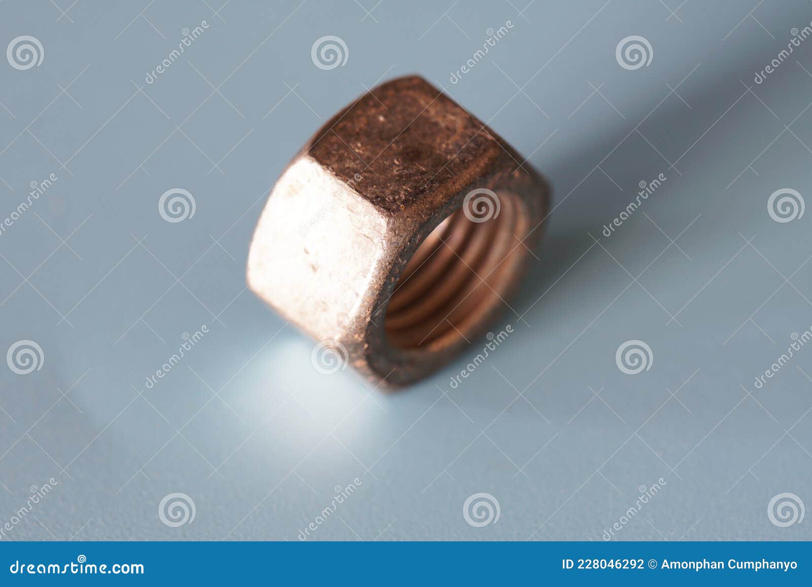 Rusty nut, metal and bolt stock photo. Image of dirty - 228046292