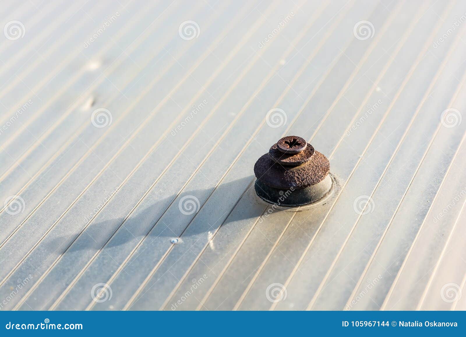 Old Rusty Nut on Metal Surface Stock Photo - Image of industrial ...