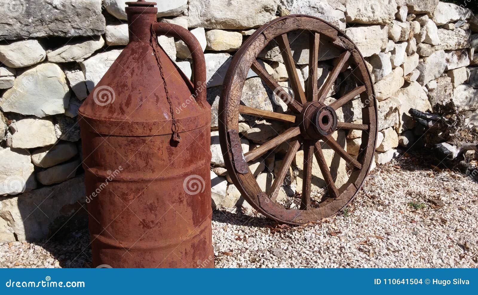 Rusty Objects stock photo. Image of rocks, objects, wheel - 110641504