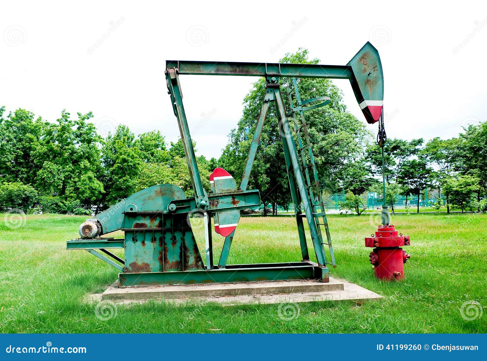 Old rusty oil pump stock photo. Image of fossil, environment - 41199260