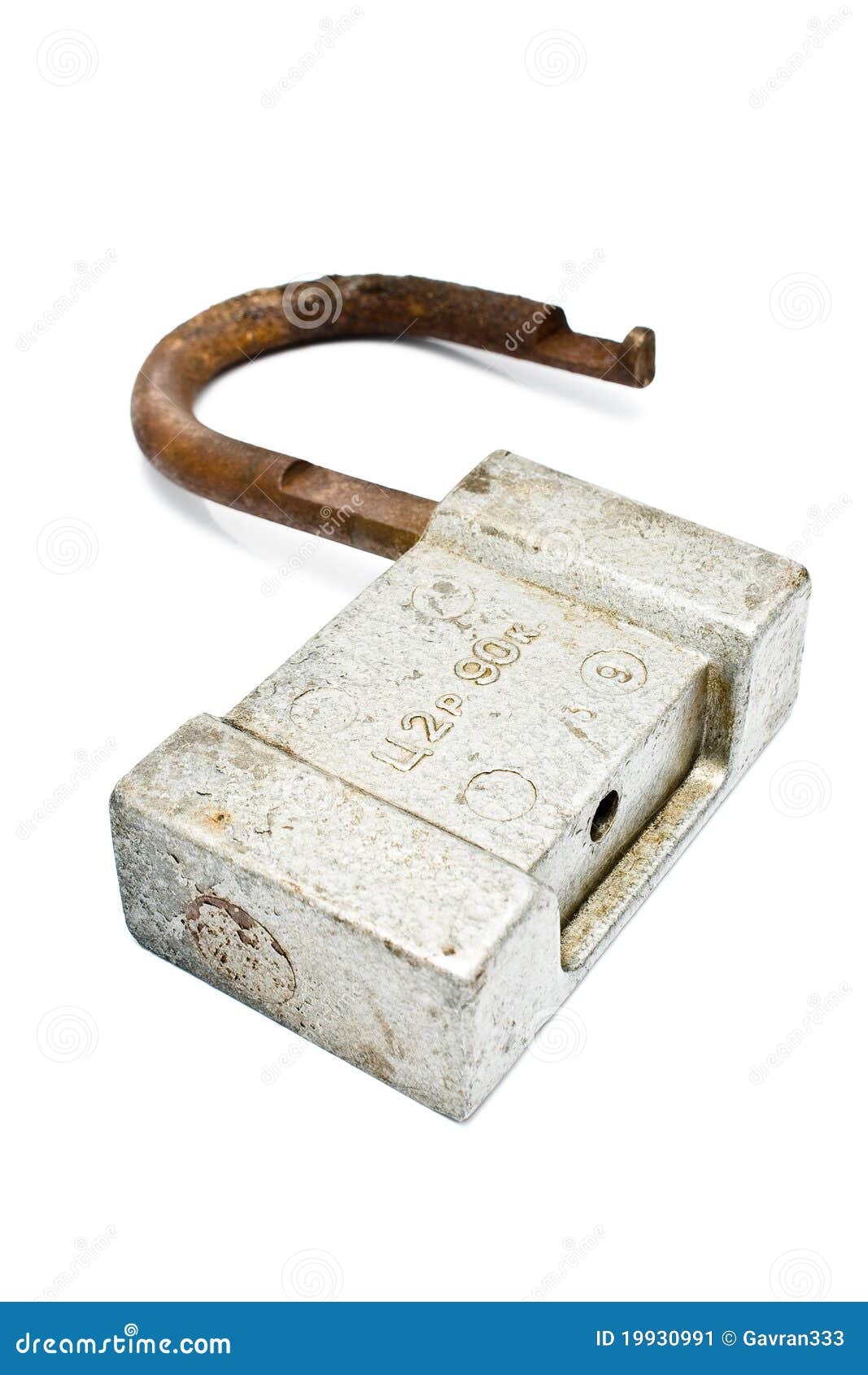 Old rusty padlock stock image. Image of secure, steel - 19930991
