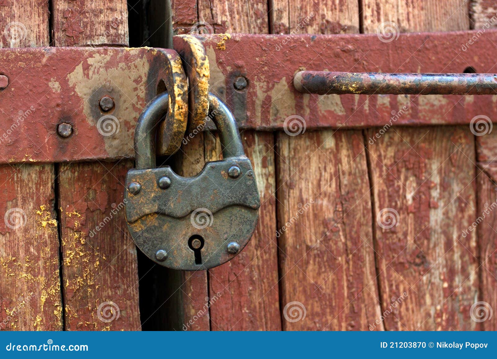 Old Rusty Padlock Stock Photo - Image: 21203870