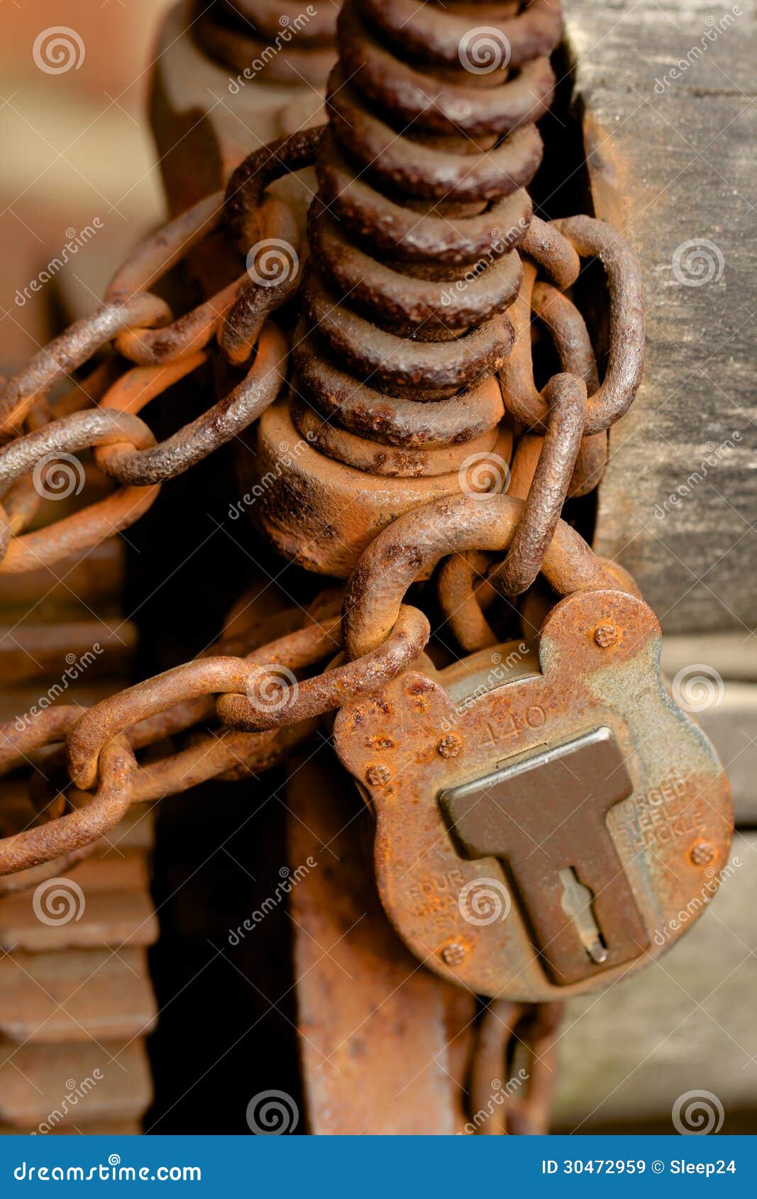 Old rusty padlock stock image. Image of closed, confidential - 30472959
