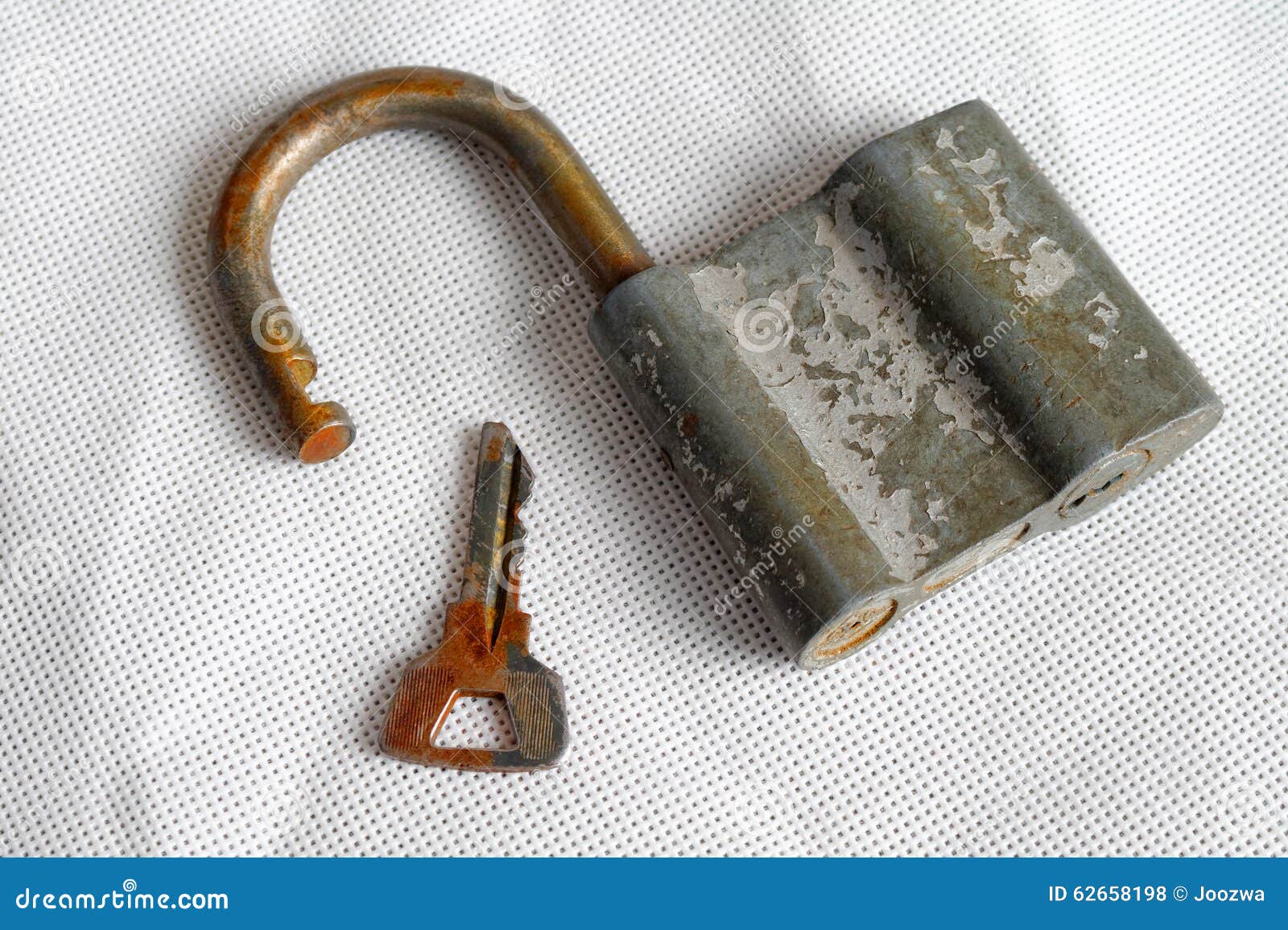 Old rusty padlock stock photo. Image of obsolete, painted - 62658198