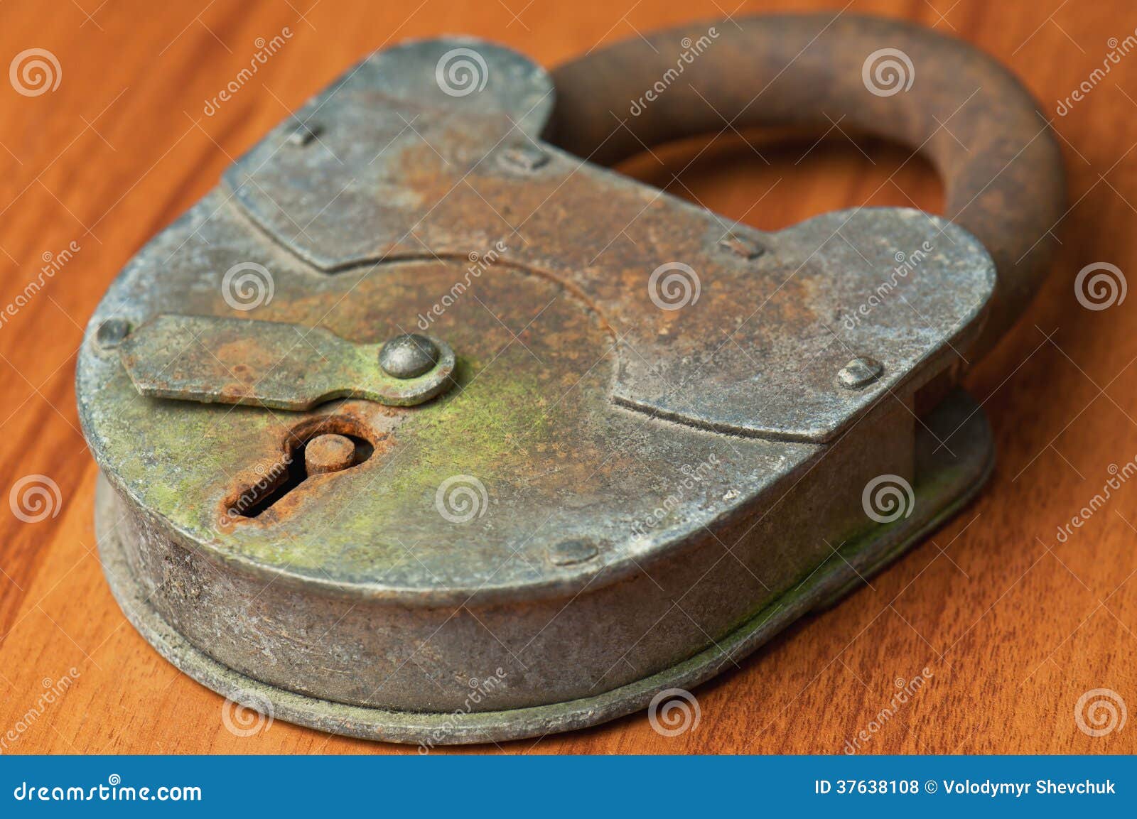 Old rusty padlock stock photo. Image of metal, padlock - 37638108