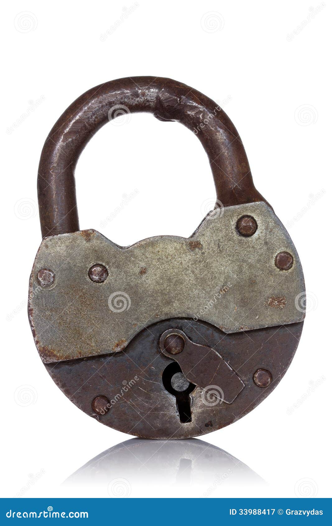 Old rusty padlock stock image. Image of rust, rusty, object - 33988417