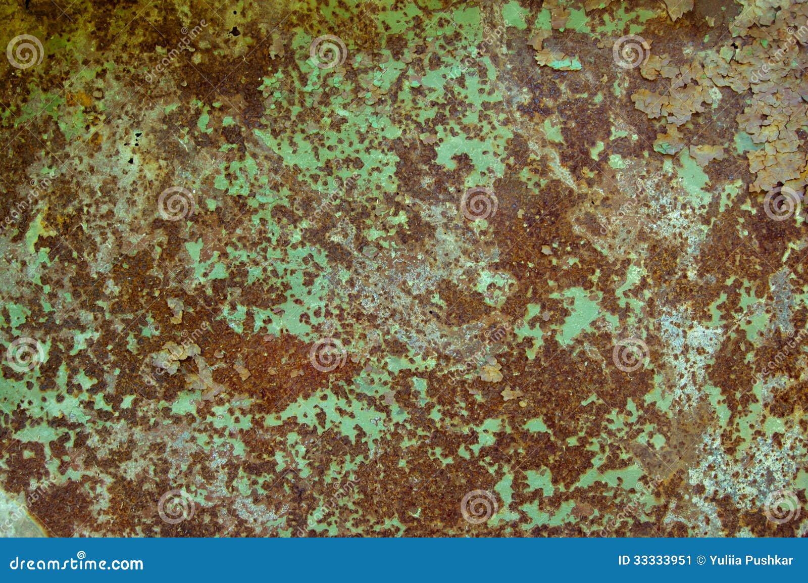 Old rusty painted iron stock image. Image of grungy, detail - 33333951