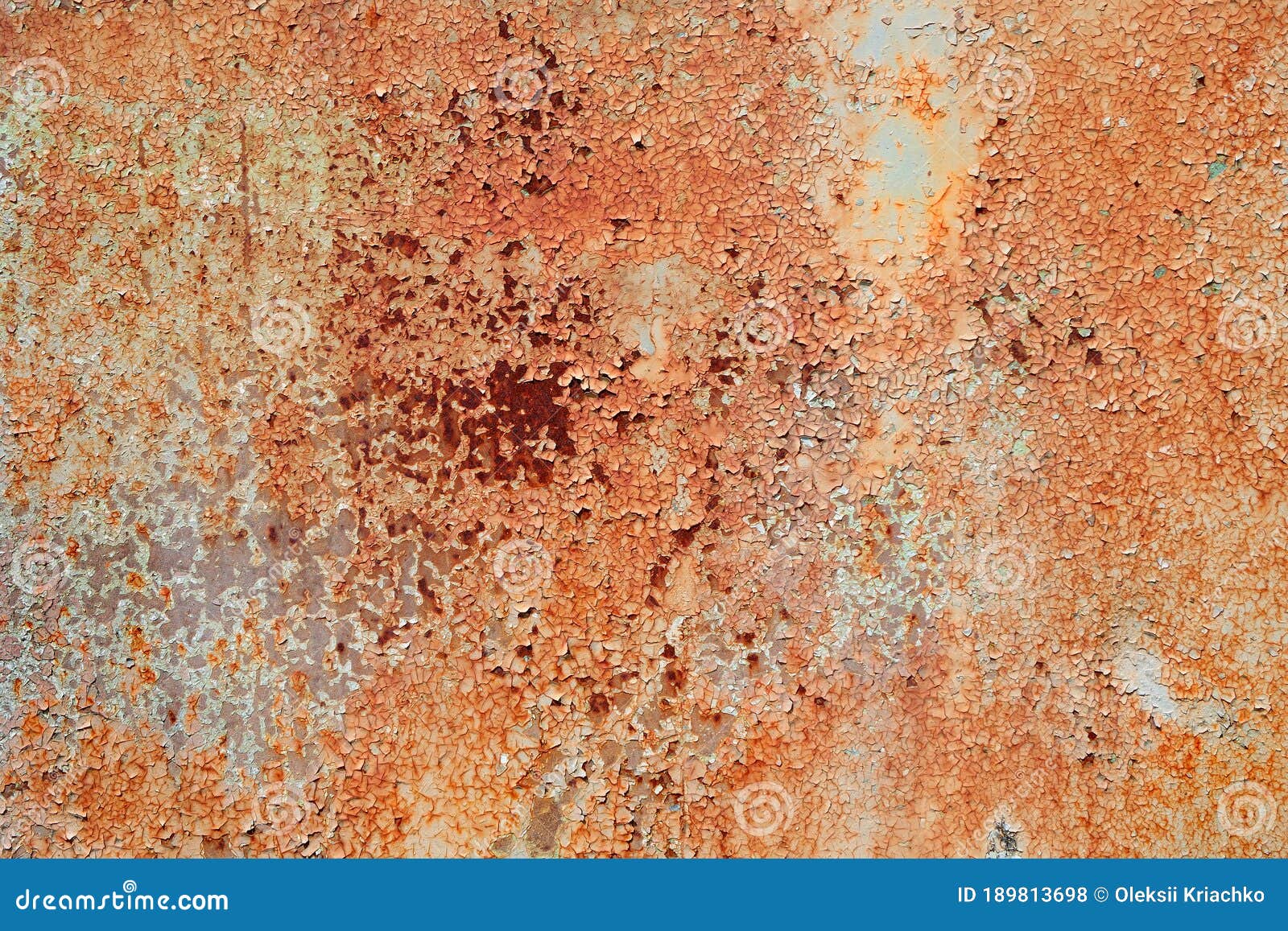 Old Rusty Painted Metal Sheet Texture Stock Photo - Image of brown ...