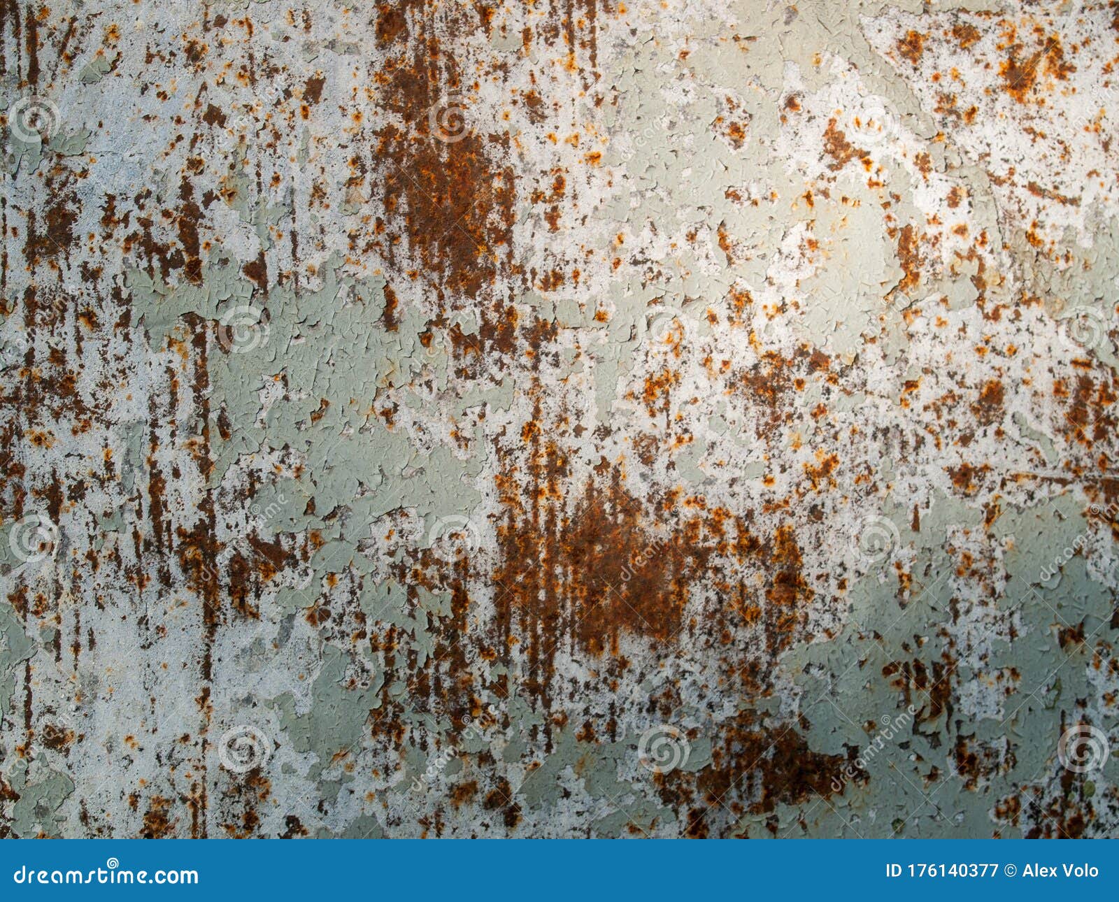 Old Rusty Painted Metal Texture Blue Stock Image - Image of peel, brown ...