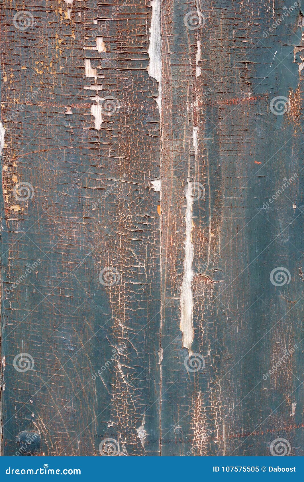 Old Rusty Painted Wood Board Stock Image - Image of natural, decorative ...