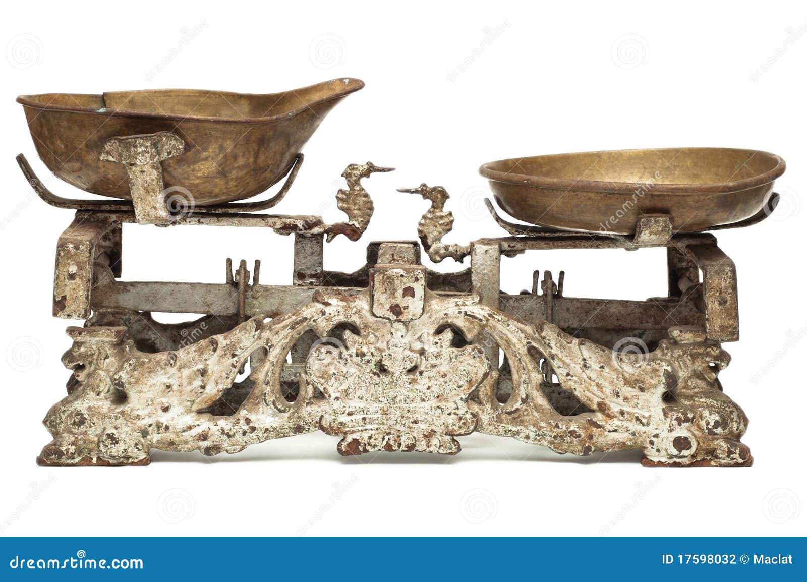 Old rusty pan scales stock photo. Image of scale, weigh - 17598032