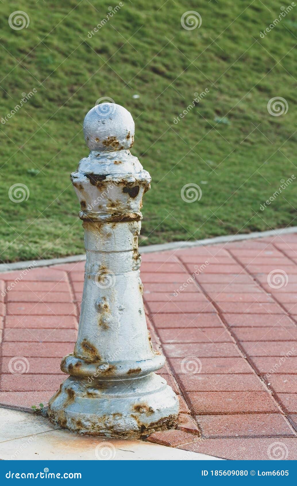Old rusty pillar stock photo. Image of pole, stone, stop - 185609080