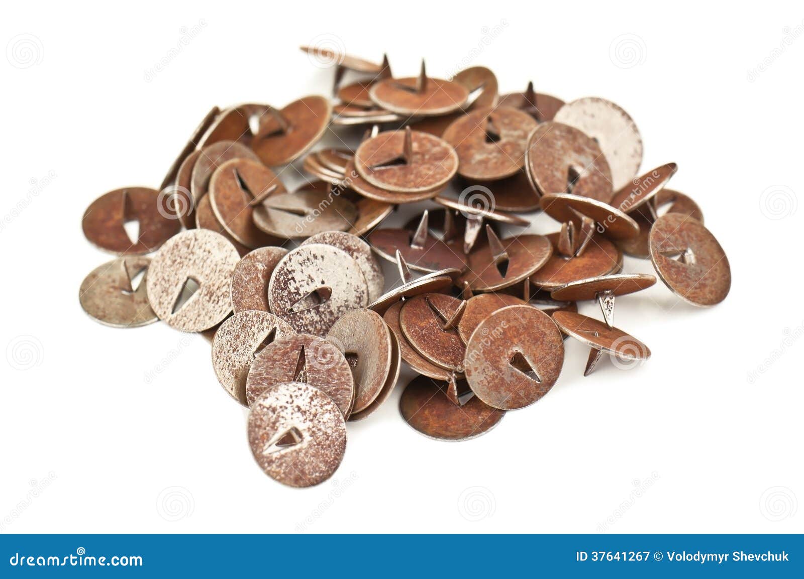 Old rusty pins stock image. Image of board, sharp, macro - 37641267