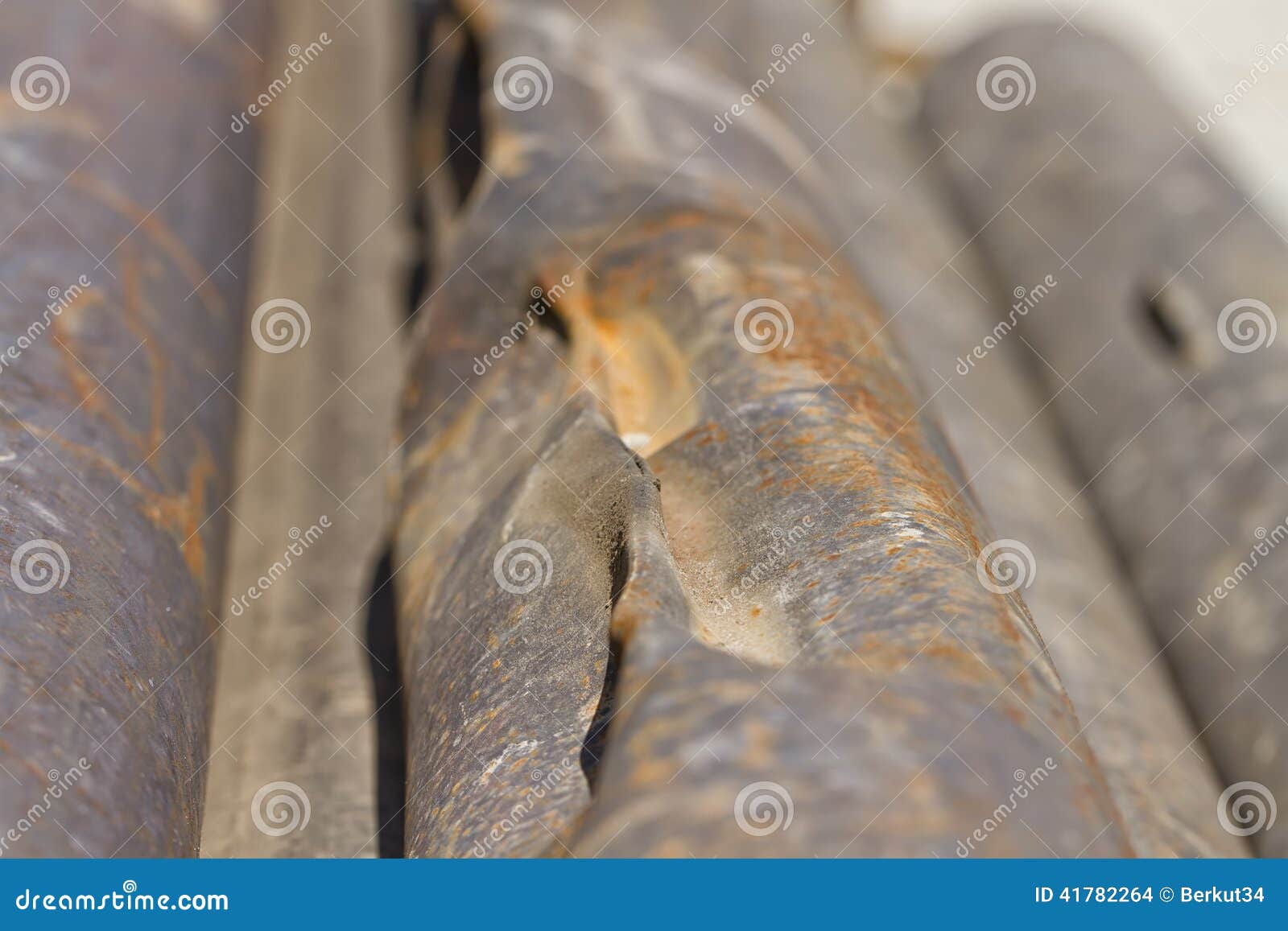 Old rusty pipe stock photo. Image of brown, blemish, construction ...