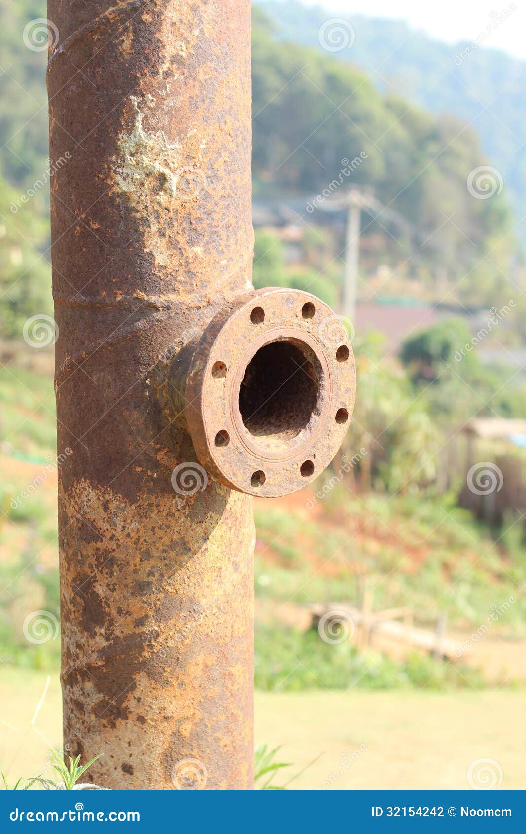 Old rusty pipe stock photo. Image of material, industry - 32154242