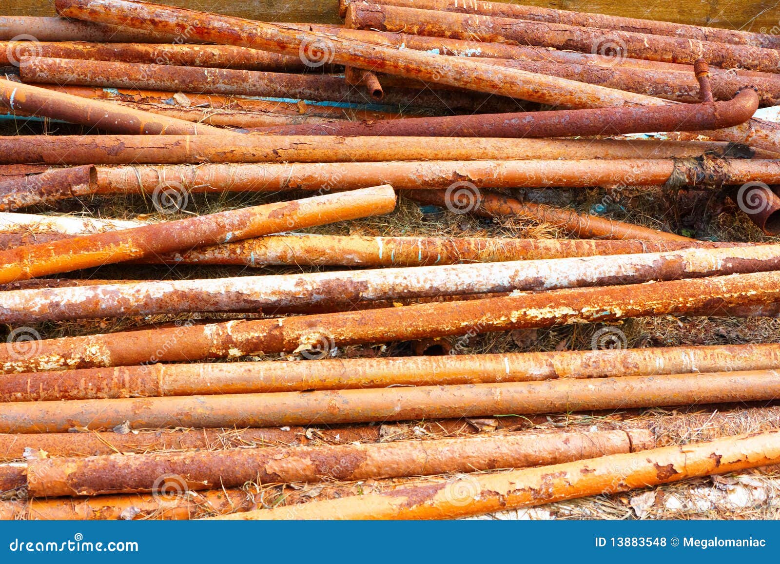 Old rusty pipes stock photo. Image of rusty, industrial - 13883548