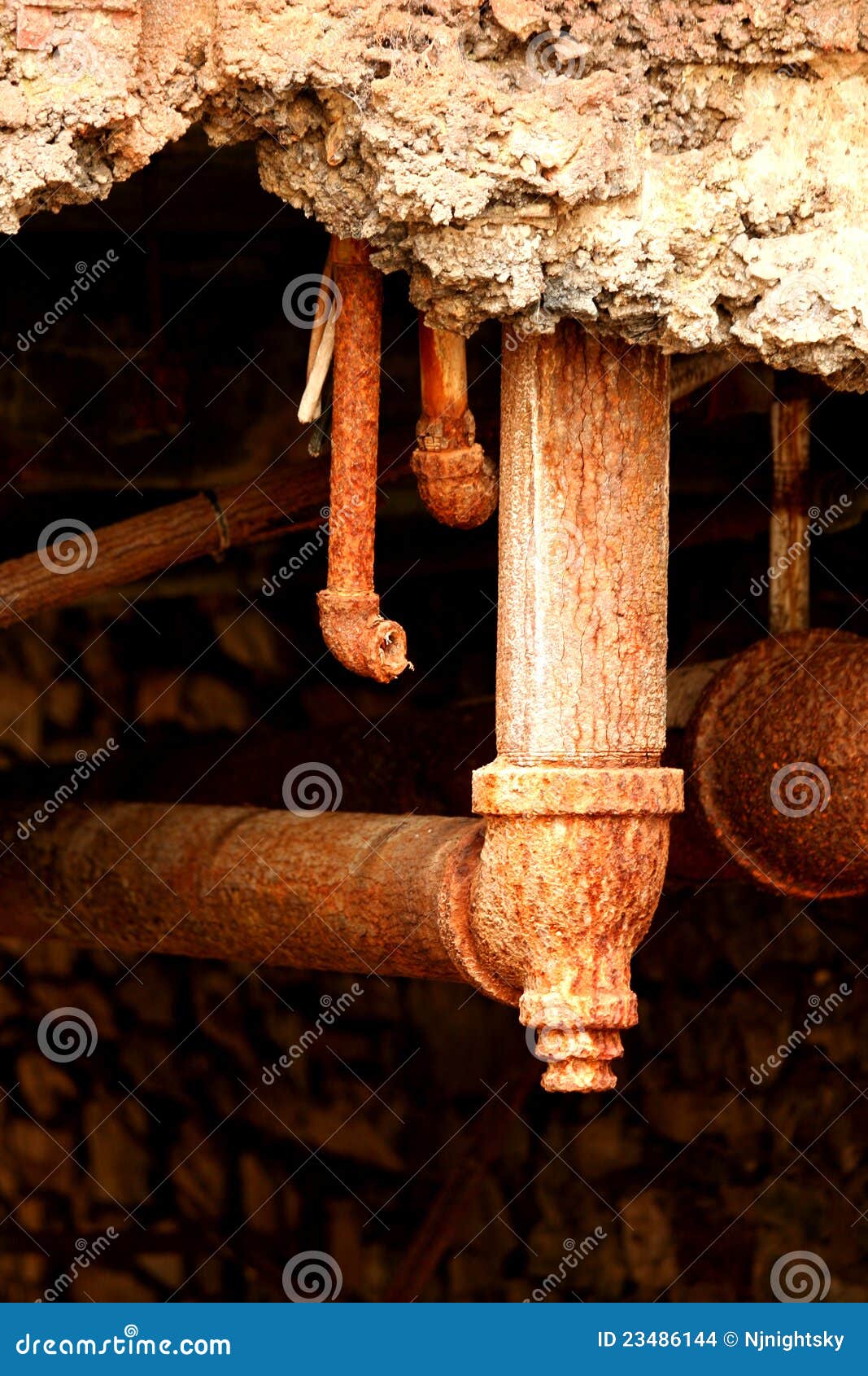 Old rusty pipes stock photo. Image of closeup, pipe, grunge - 23486144
