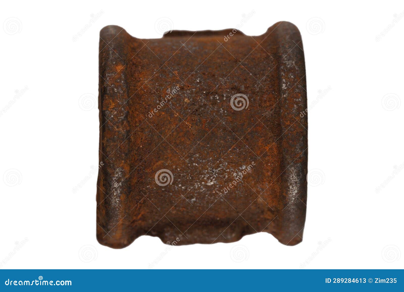 Old Rusty Plumb Tube Connector Stock Image - Image of aged, steel ...