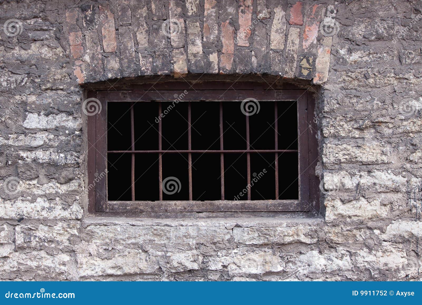 Old rusty prison window stock photo. Image of police, secure - 9911752