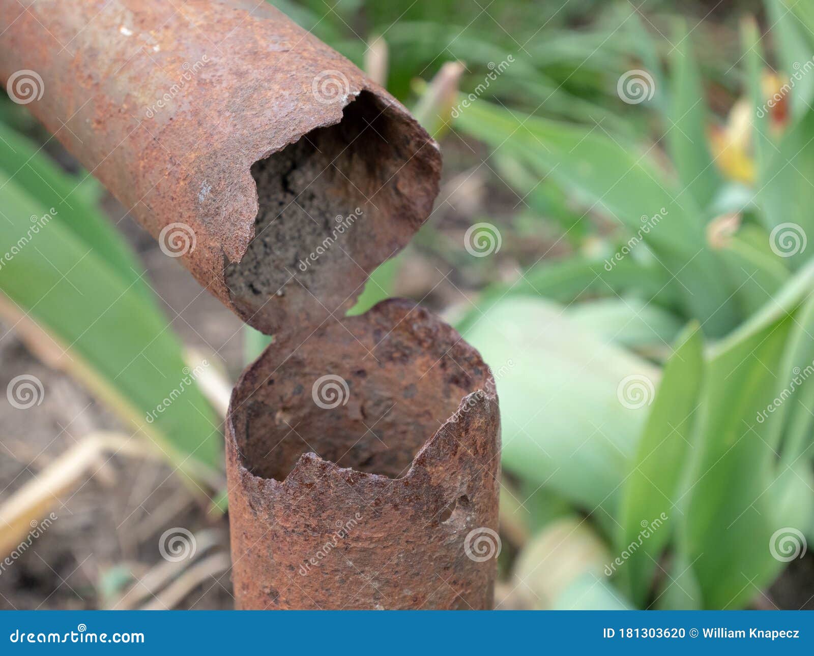 Old rusty pype stock photo. Image of rusty, pipe, brown - 181303620