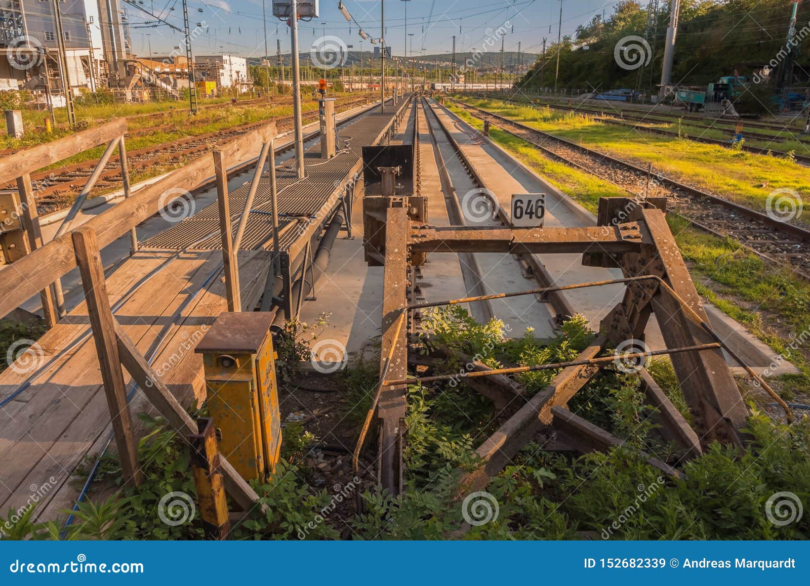 Old,rusty Railways in a German City Stock Image - Image of power ...
