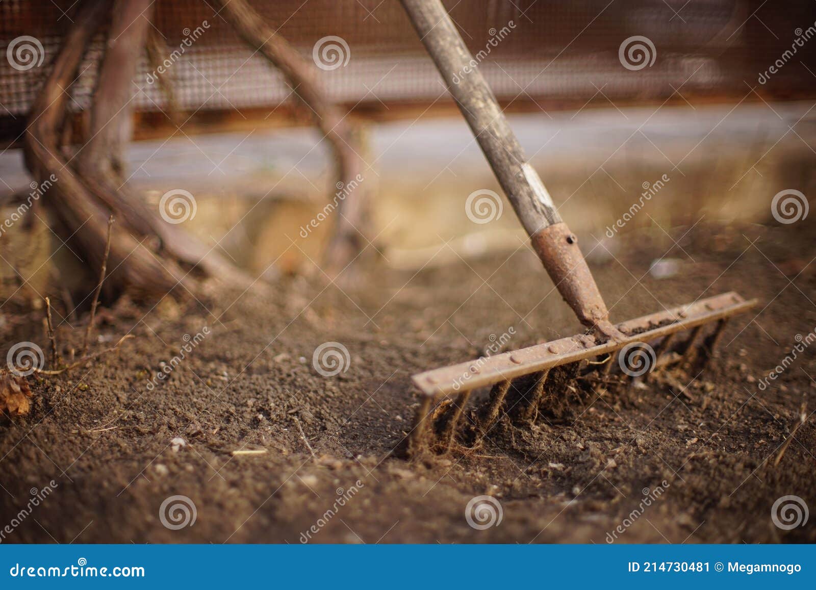 Rusty Rake Royalty-Free Stock Photography | CartoonDealer.com #12947987