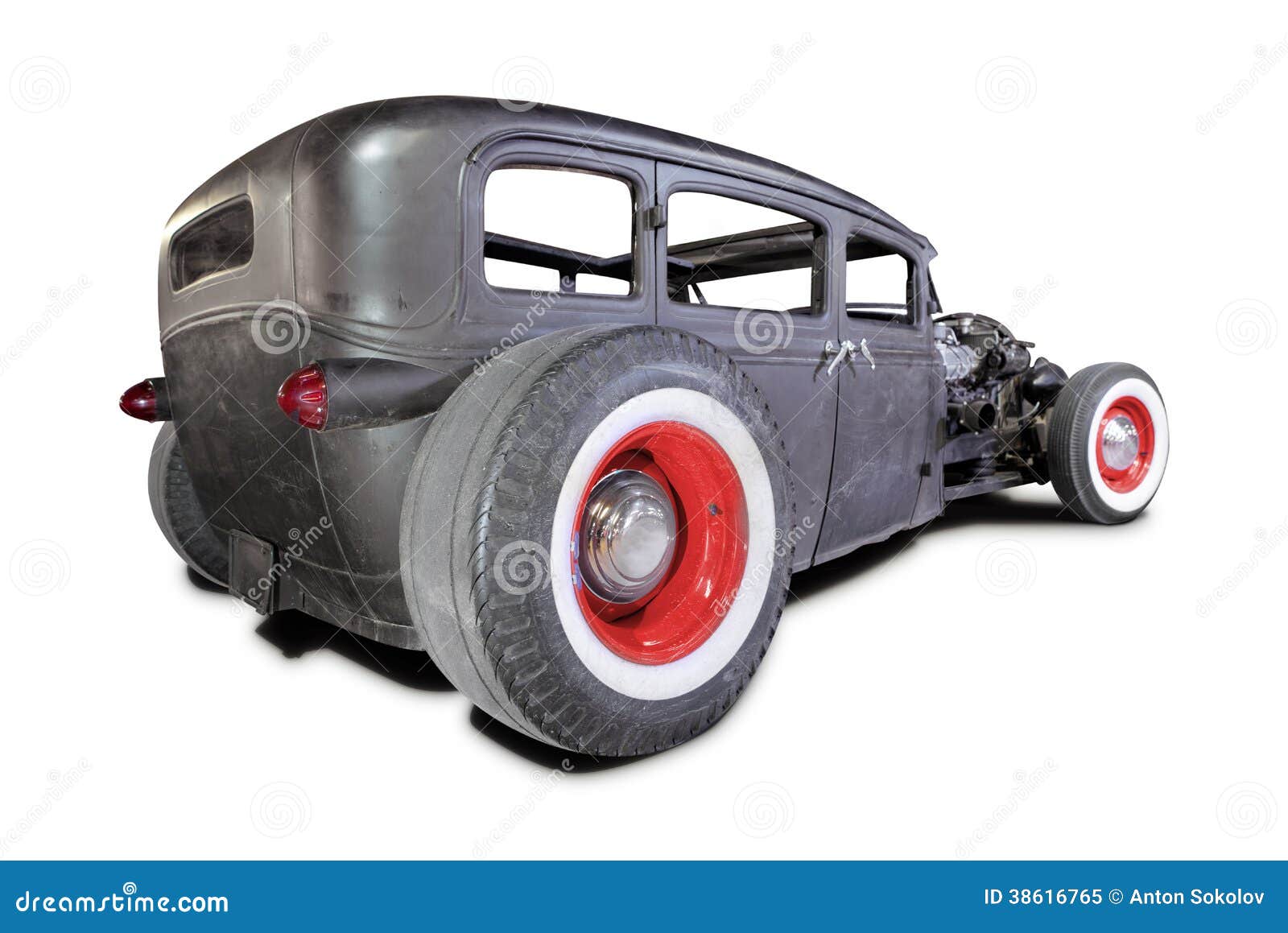 Old Rusty Rat Rod stock image. Image of exhaust, collectors - 38616765