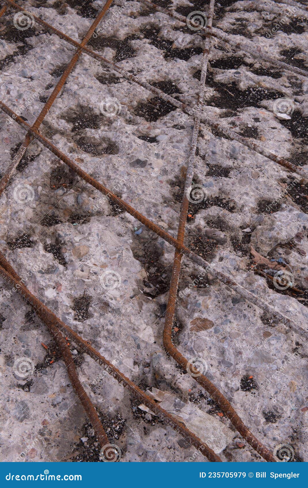 Rusty Rebar Rods Metallic Pattern Stock Image | CartoonDealer.com #26192821