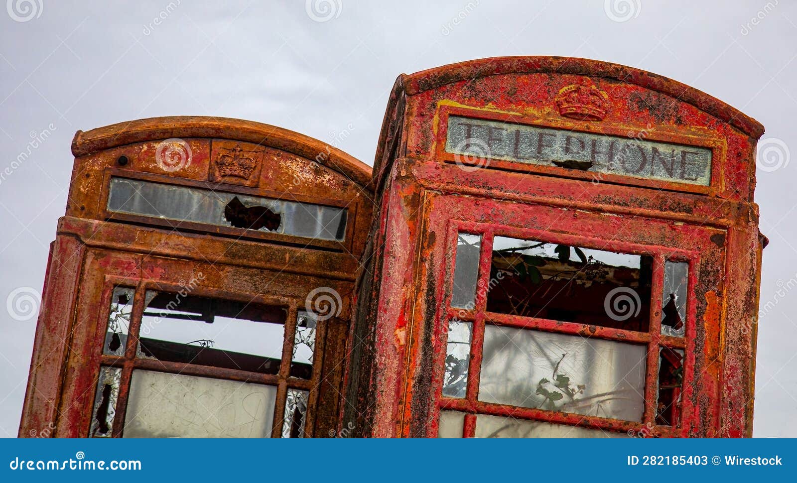 Rusty Old Telephone Or Telegraph Mast Royalty-Free Stock Image ...