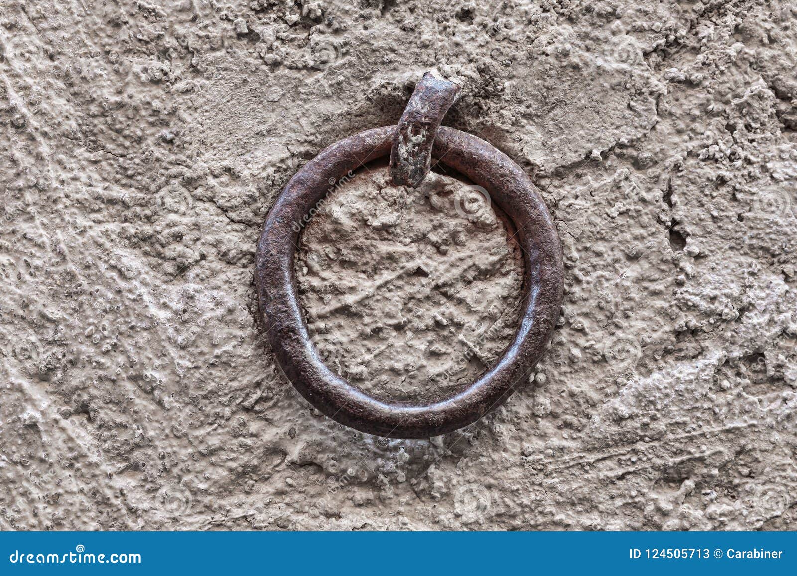 Old rusty ring stock image. Image of rusty, handle, france - 124505713