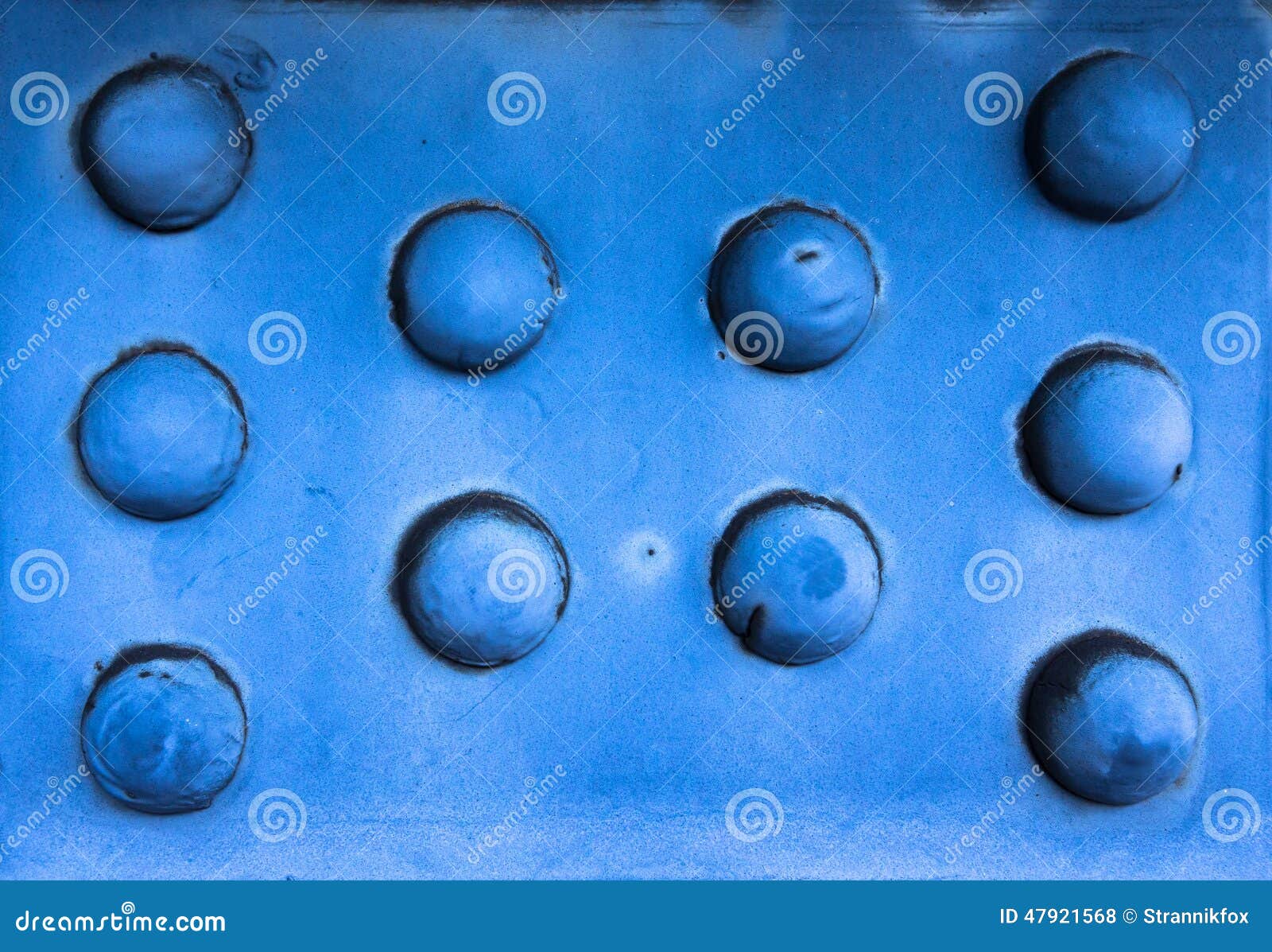 Old Rusty Rivets on Large Corroding Steel Plates of a Train and Stock ...