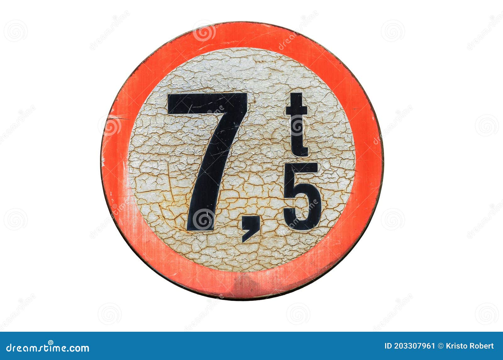 Old Rusty Road Sign. Warning Sign. Stock Image - Image of color, rusty ...