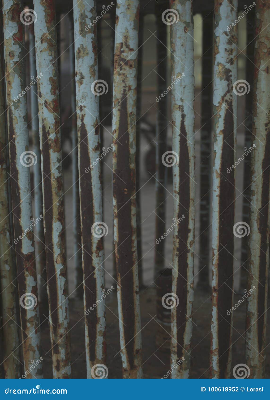 Old rusty rods texture stock photo. Image of decoration - 100618952
