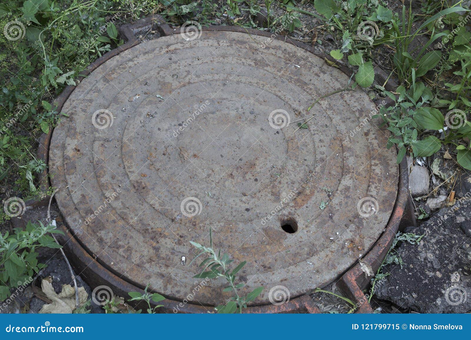 An old rusty round hatch stock image. Image of green - 121799715