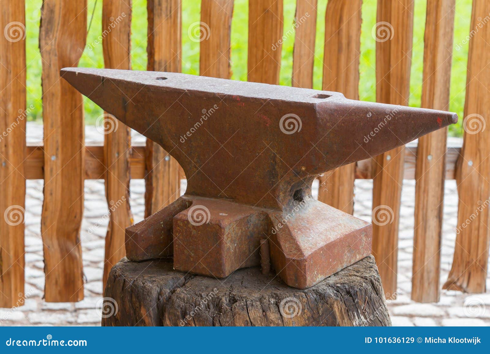 Old rusty rugged anvil stock image. Image of strong - 101636129