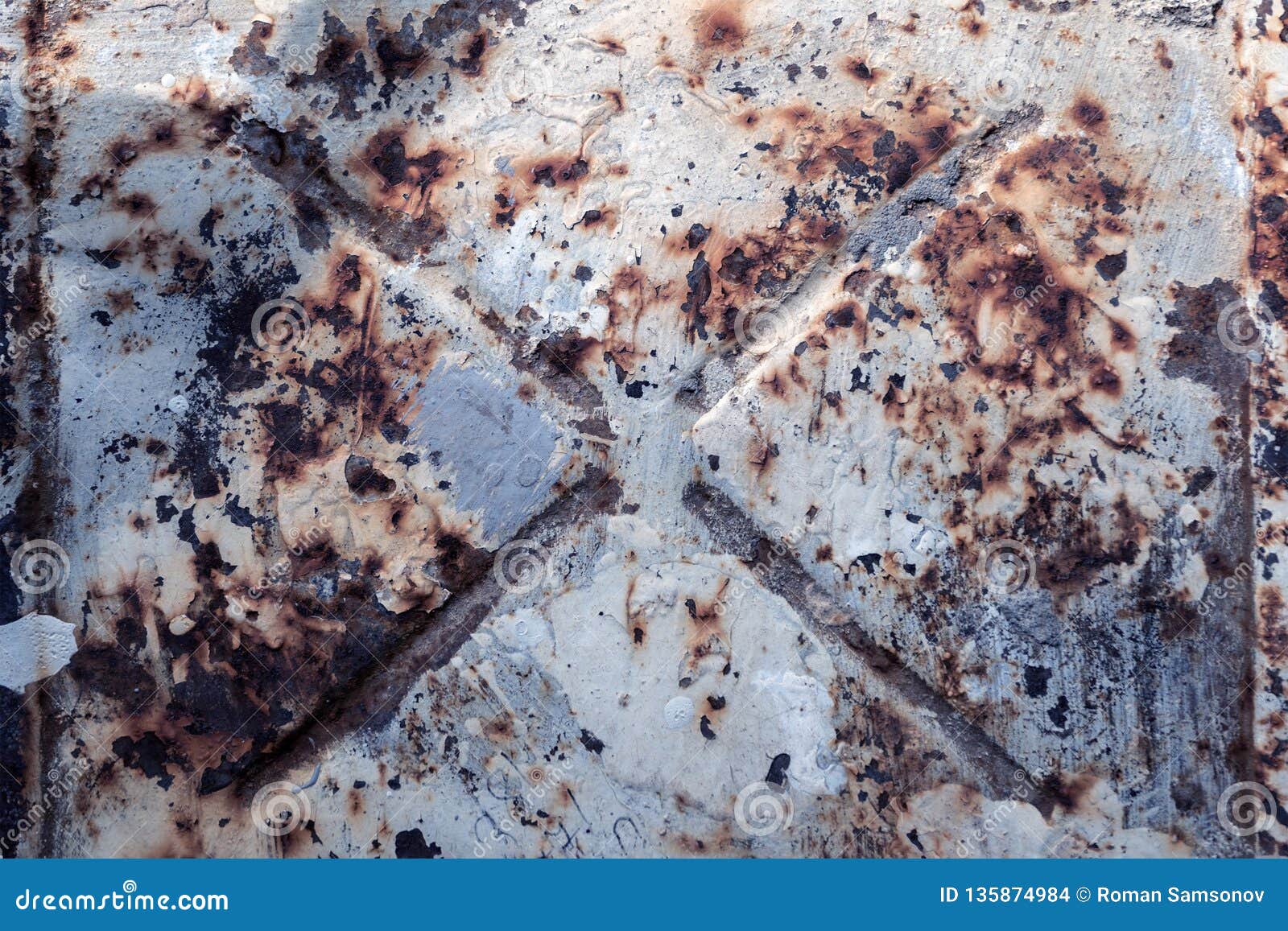 Old Rusty Rung of the Ladder. Texture Stock Photo - Image of corrosion ...