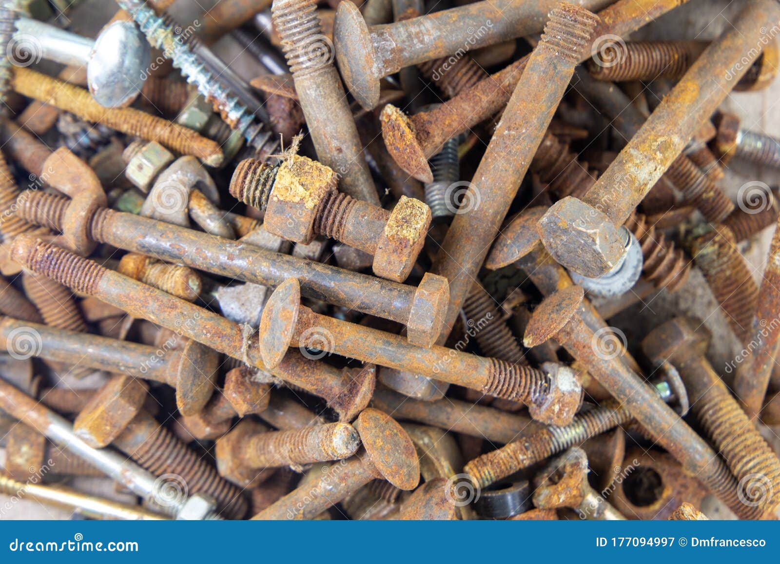 Old Rusty Scrap Metal Bolts Stock Image - Image of machine, iron: 177094997 Old Rusty Scrap Metal Bolts Stock Image - Image of machine, iron: 177094997