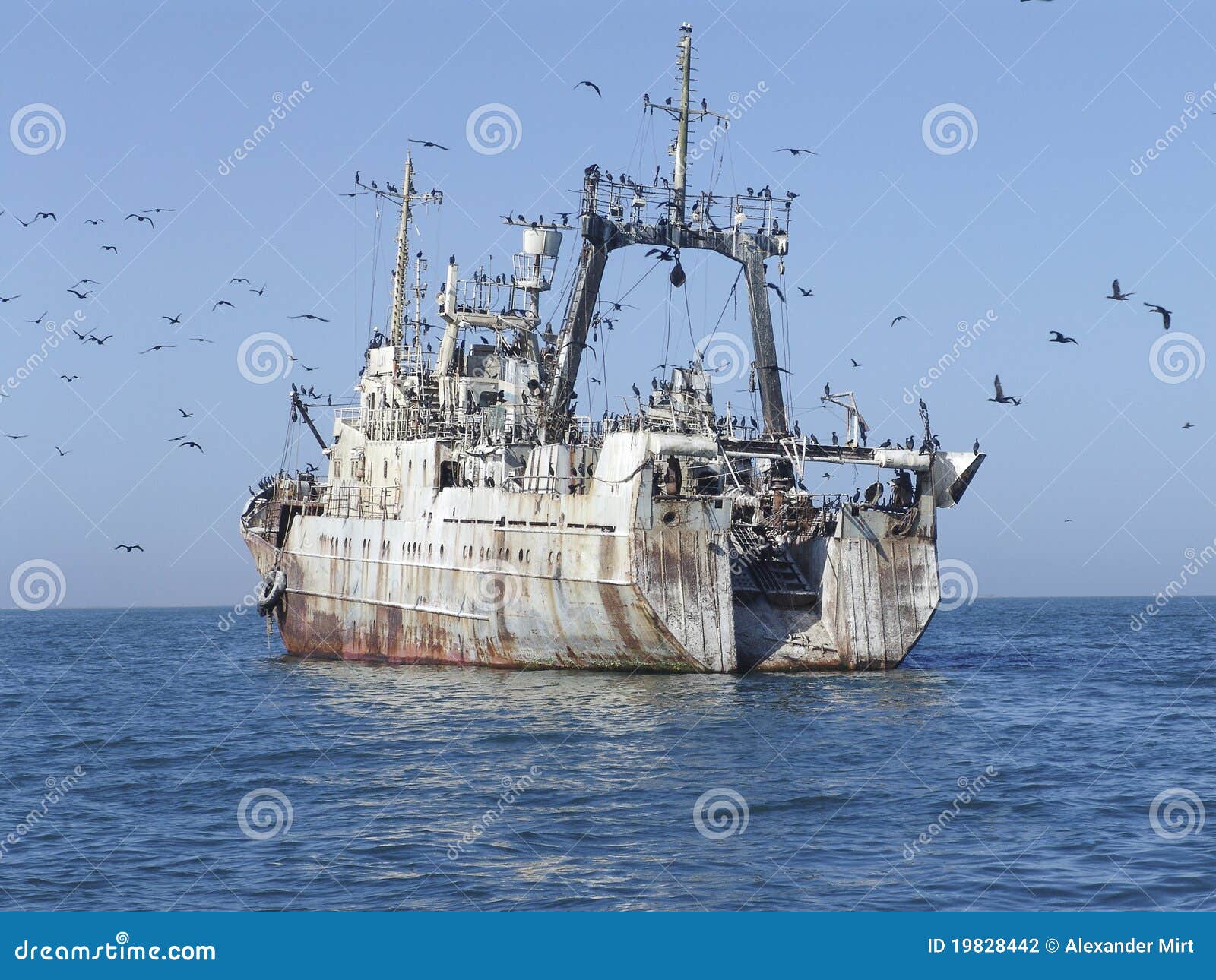 Old rusty ship stock photo. Image of nautical, anchor - 19828442