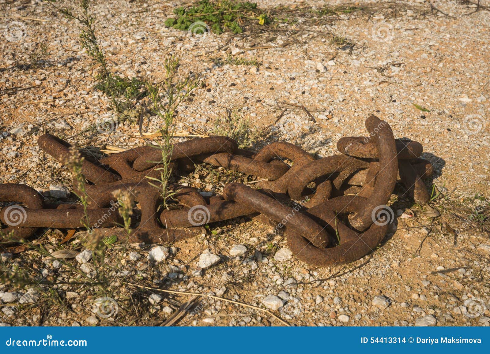 Old rusty ship chain stock photo. Image of metal, iron - 54413314