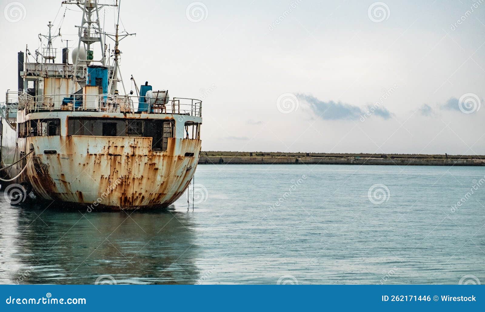 Old Rusty Ship in the Maldives Stock Photo - Image of rusty, ship ...