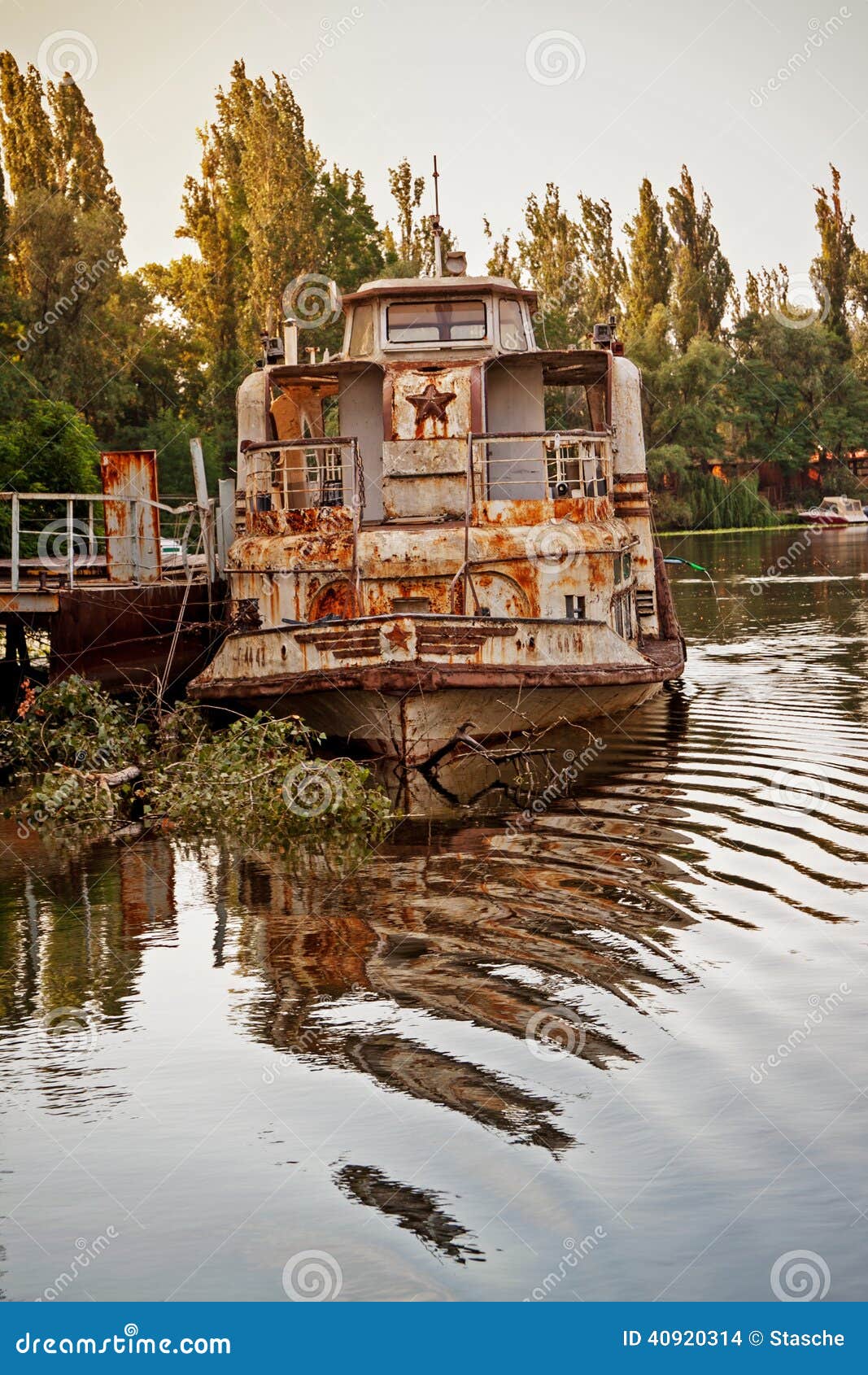 Old rusty ship stock photo. Image of commercial, leisure - 40920314