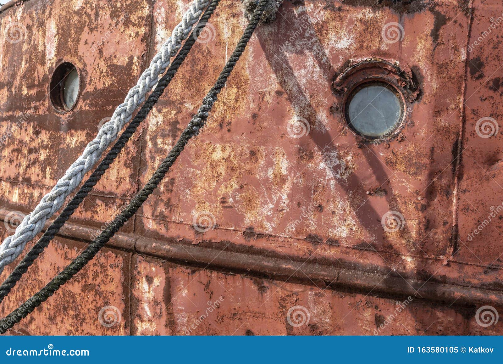 Old rusty ship texture stock image. Image of aged, rusted - 163580105