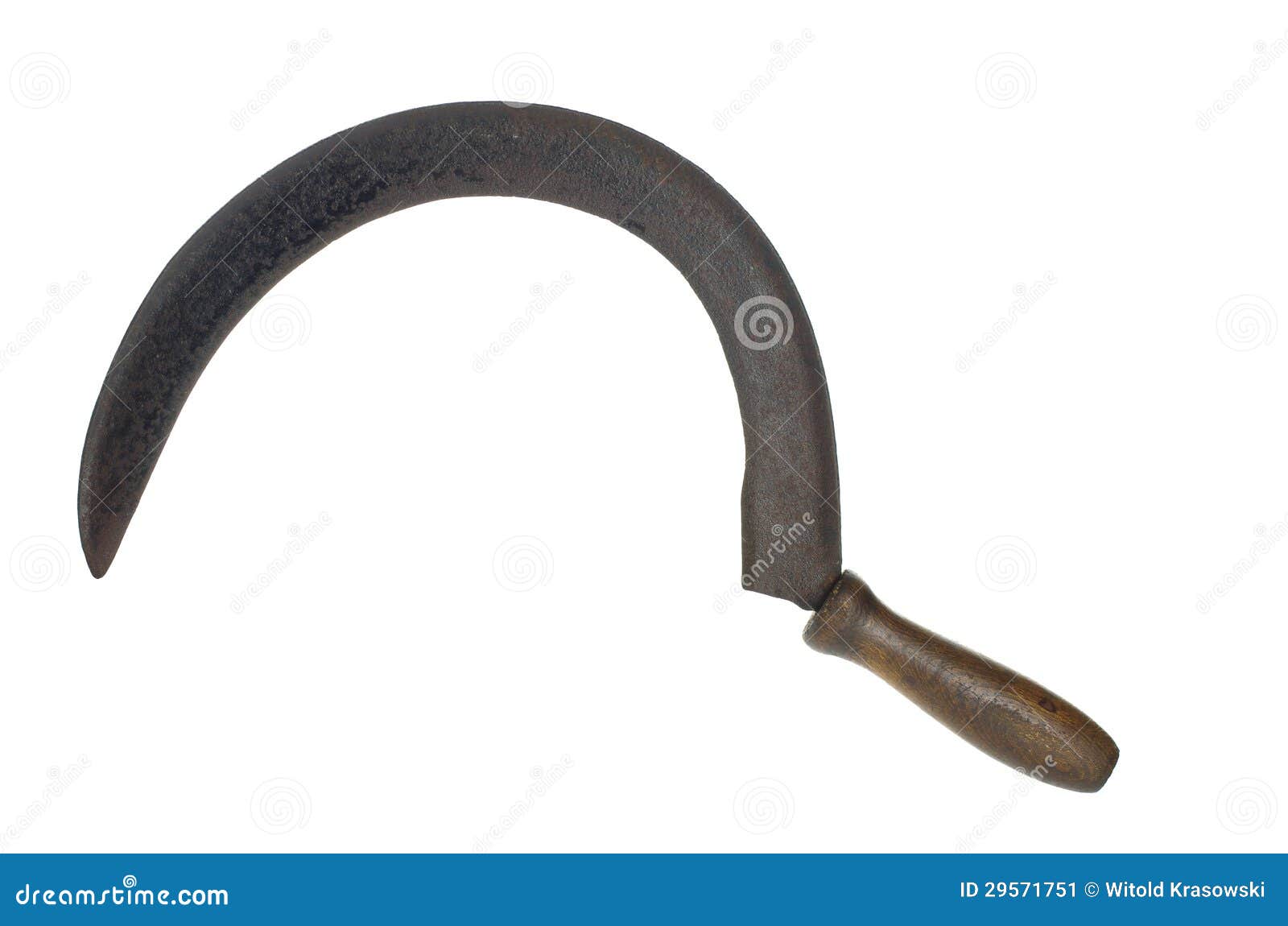 Old Rusty Sickle Used By Farmers Stock Photography | CartoonDealer.com ...