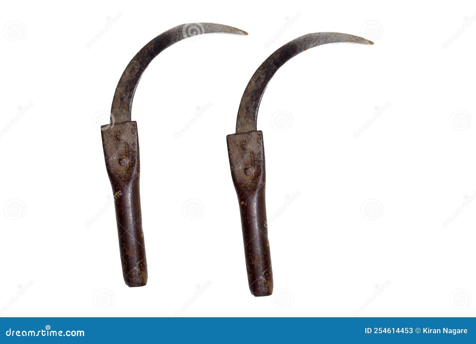 Old rusty sickle stock image. Image of tool, blade, sharp - 254614453