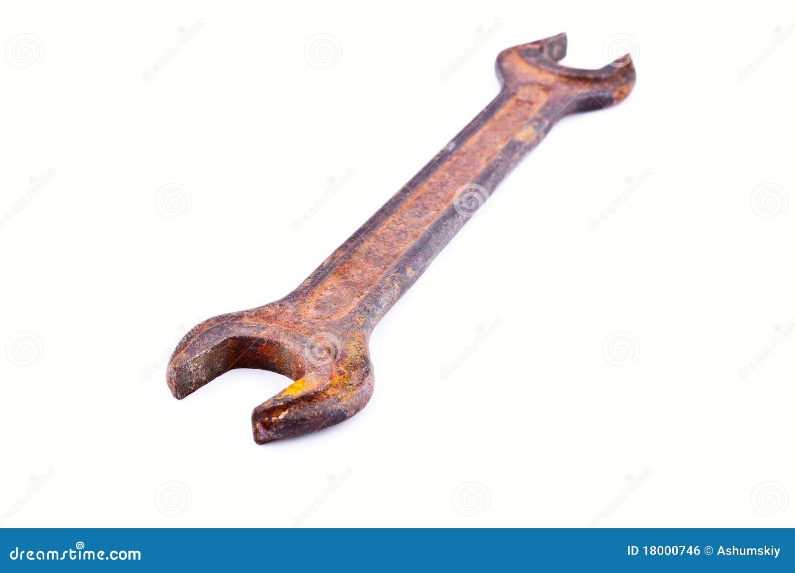 Old Rusty Spanner Royalty Free Stock Image - Image: 18000746